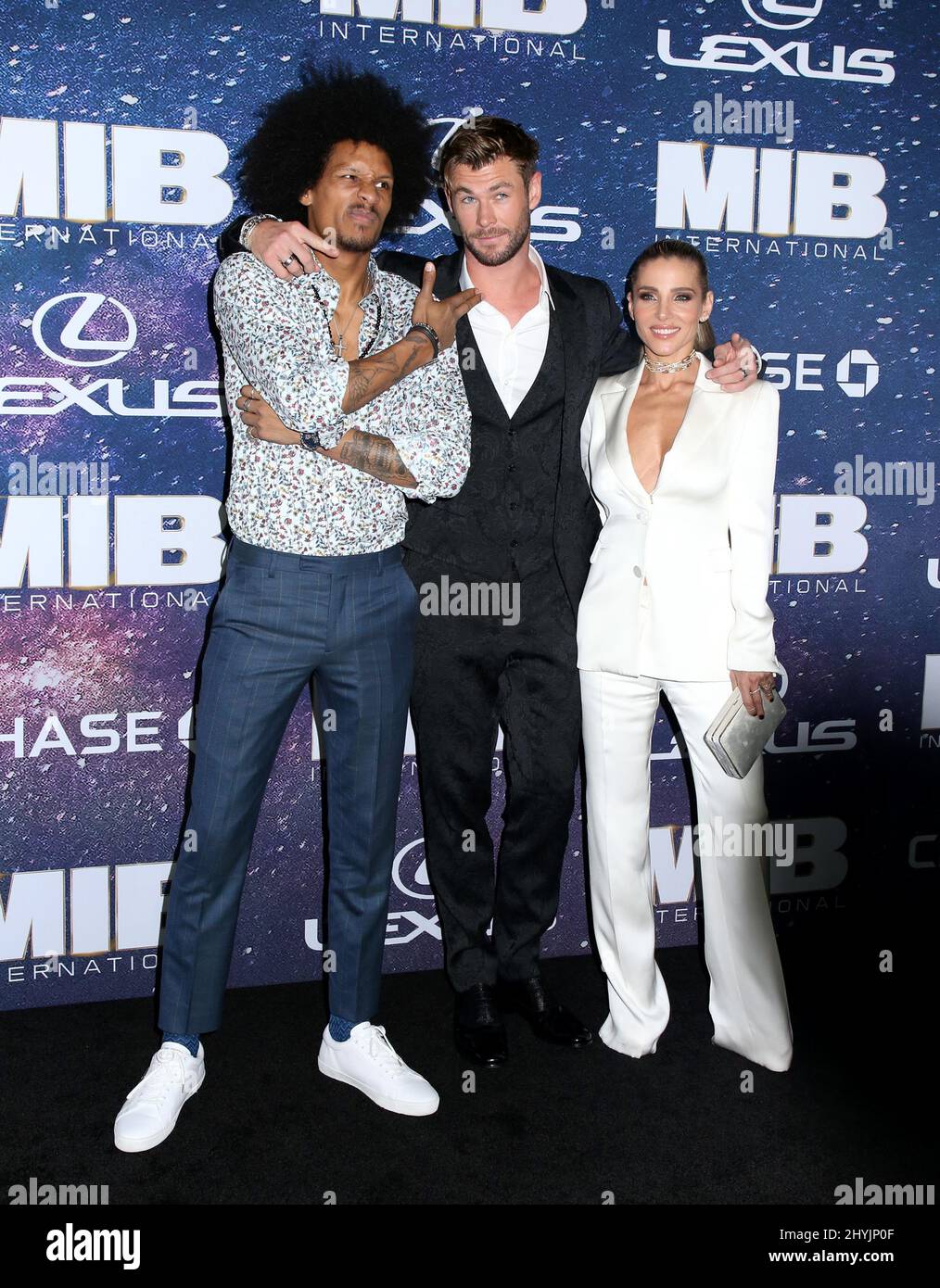 Laurent Bourgeois, Chris Hemsworth et Elsa Pataky participant à la ...