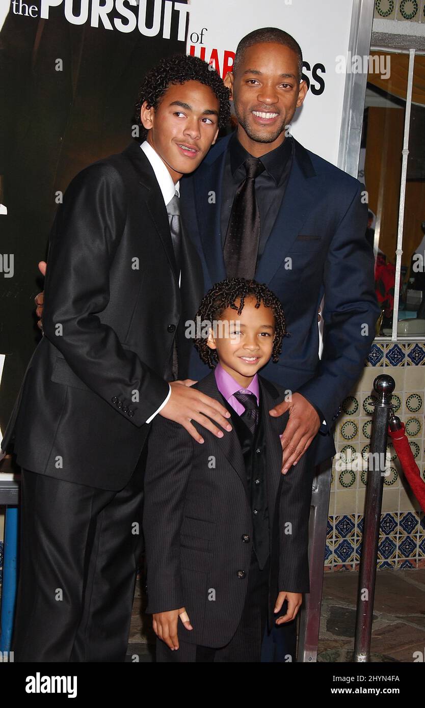 Will Smith et ses fils Trey Smith et Jaden Smith assistent à la ...
