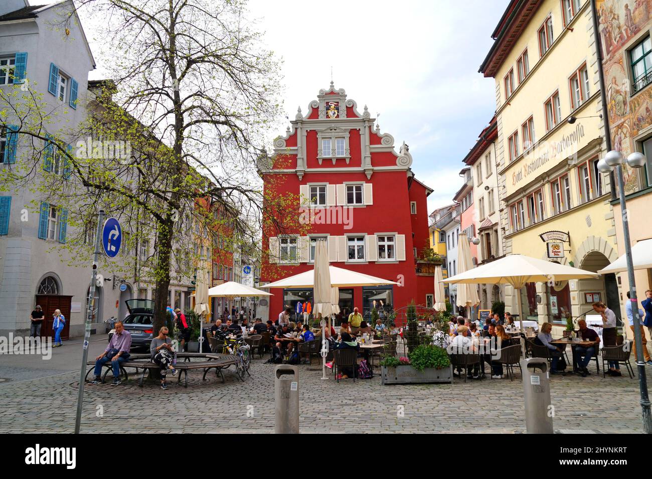 Konstanz ou ville de Constance sur le lac de Constance ou Bodensee ...