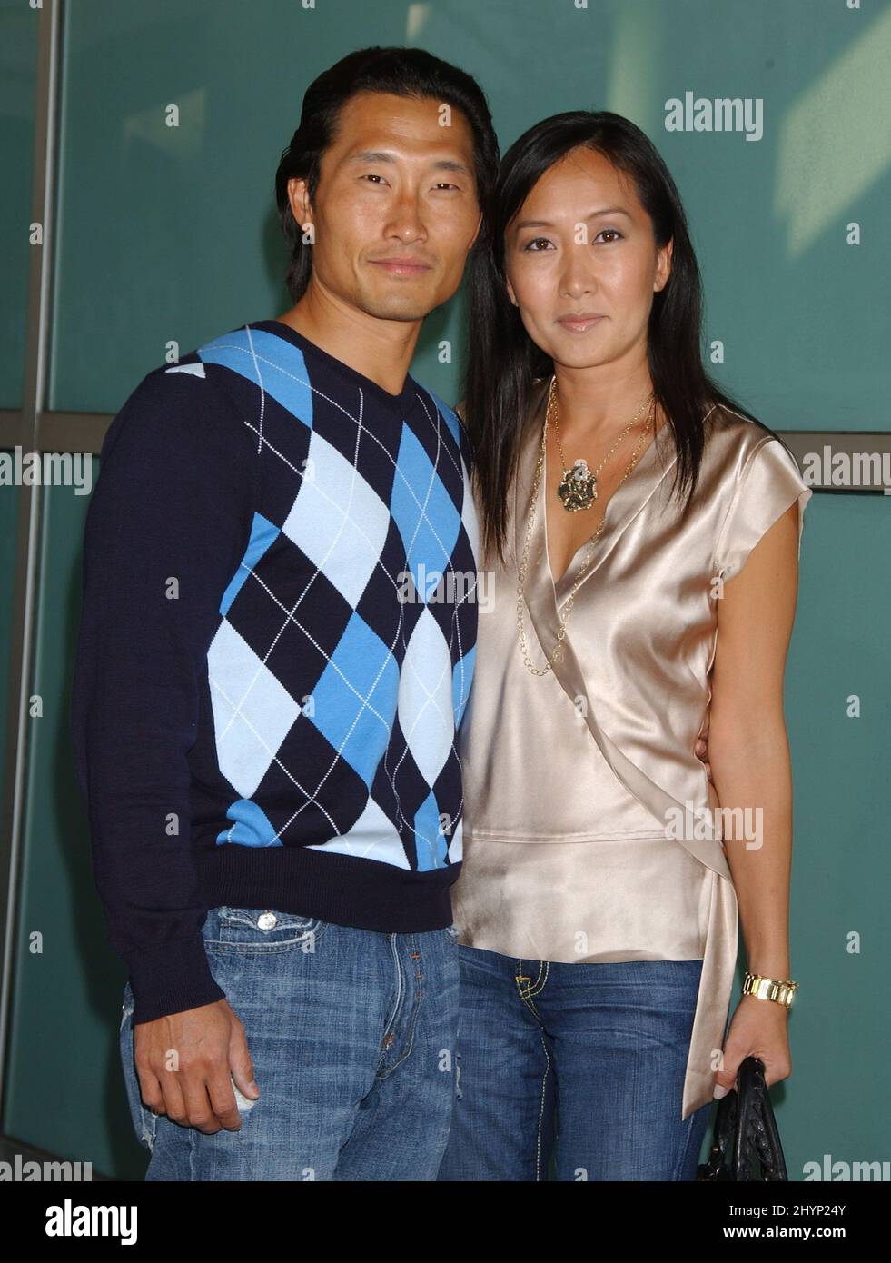 Daniel dae kim and wife Banque de photographies et d’images à haute ...
