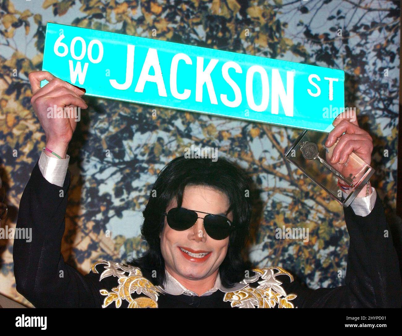 Michael jackson visite sa ville natale Banque de photographies et d ...