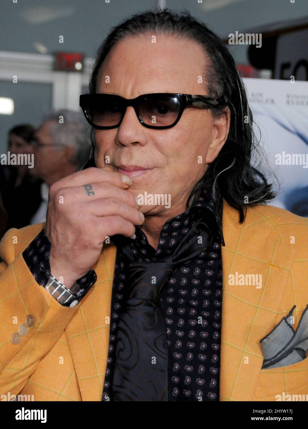 Los angeles ca usa mickey rourke Banque de photographies et d’images à ...