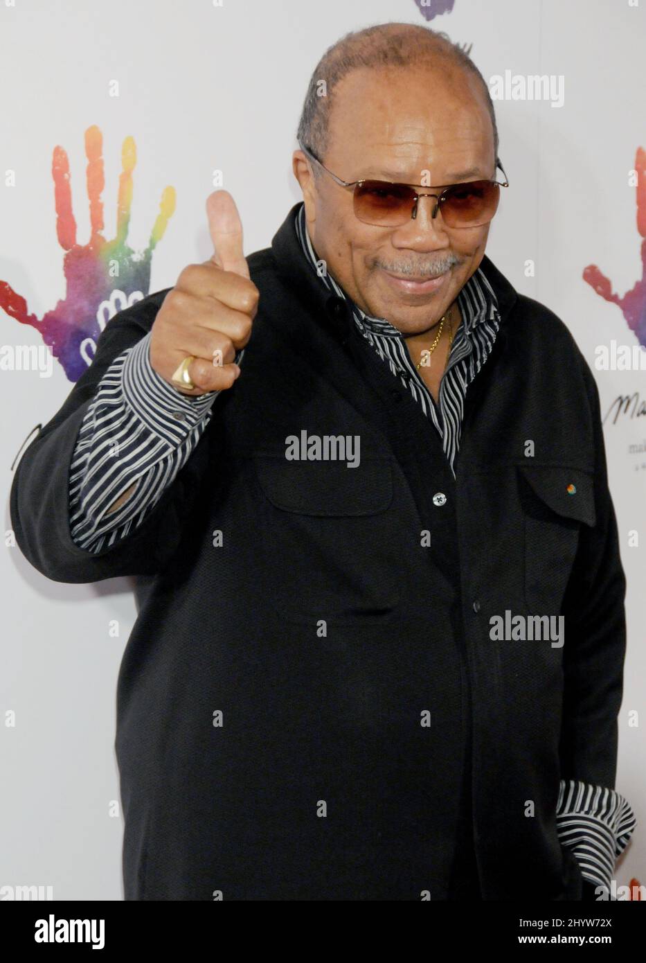 Quincy Jones à la Fondation Nelson Mandela pour lancer la Journée de la ...