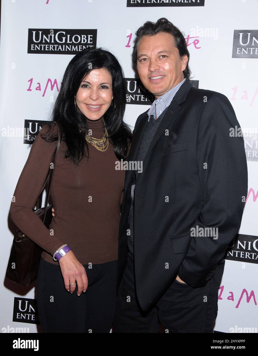 Maria Conchita Alonso et Fernando Barrera lors de la première ...