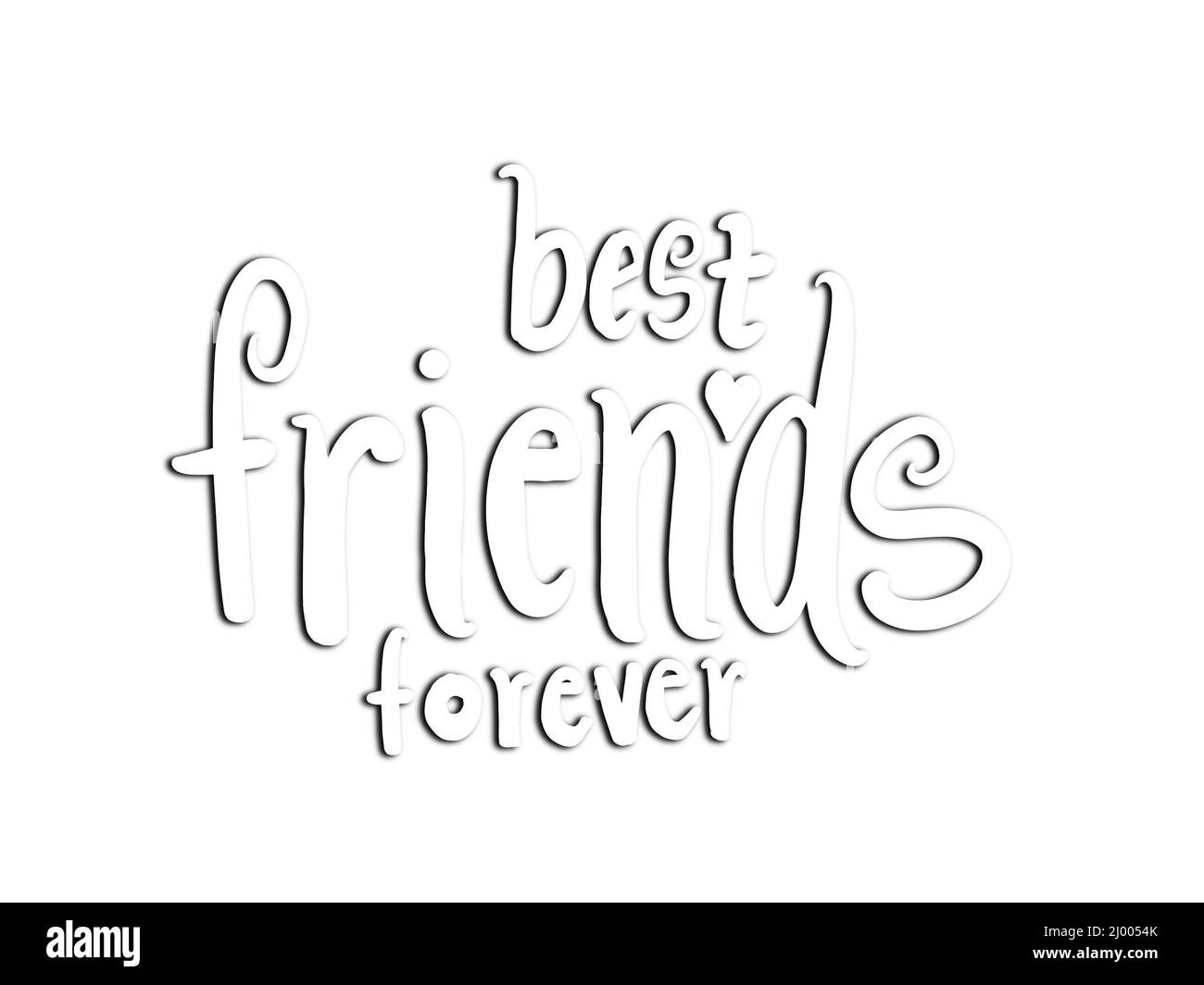 Bff best friends Banque d'images noir et blanc - Alamy