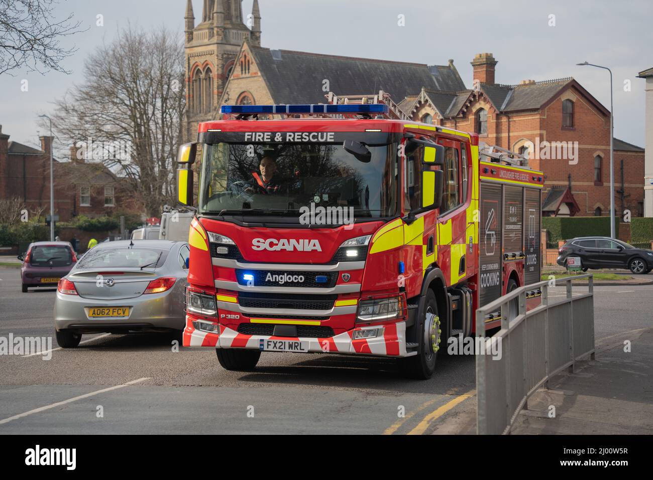 Lincolnshire Fire Engine, Fire/Rescue, Scania, Fire Truck, Angloco ...