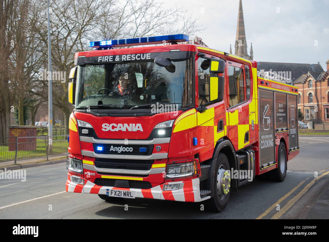 Lincolnshire Fire Engine, Fire/Rescue, Scania, Fire Truck, Angloco ...