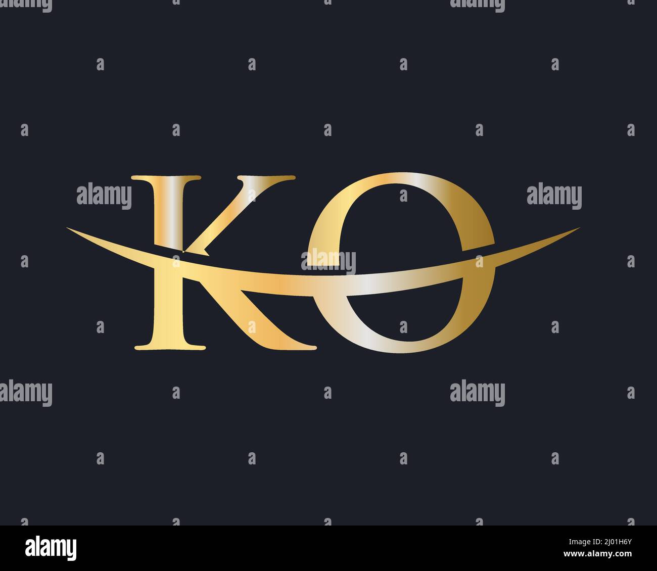 Logo de lettre ko Banque de photographies et d’images à haute ...