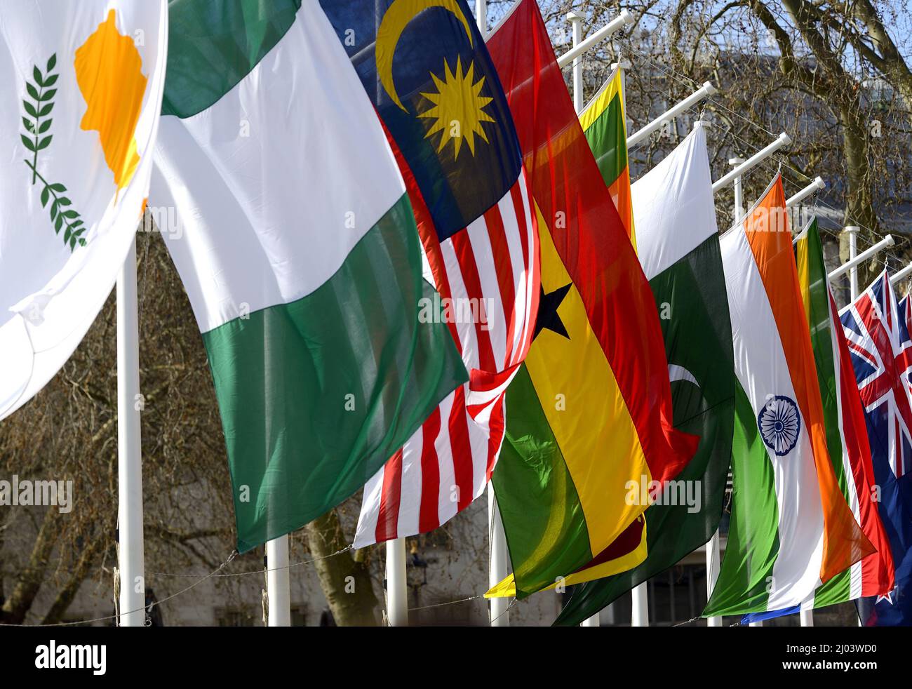 Drapeaux des pays du commonwealth Banque de photographies et d’images à ...