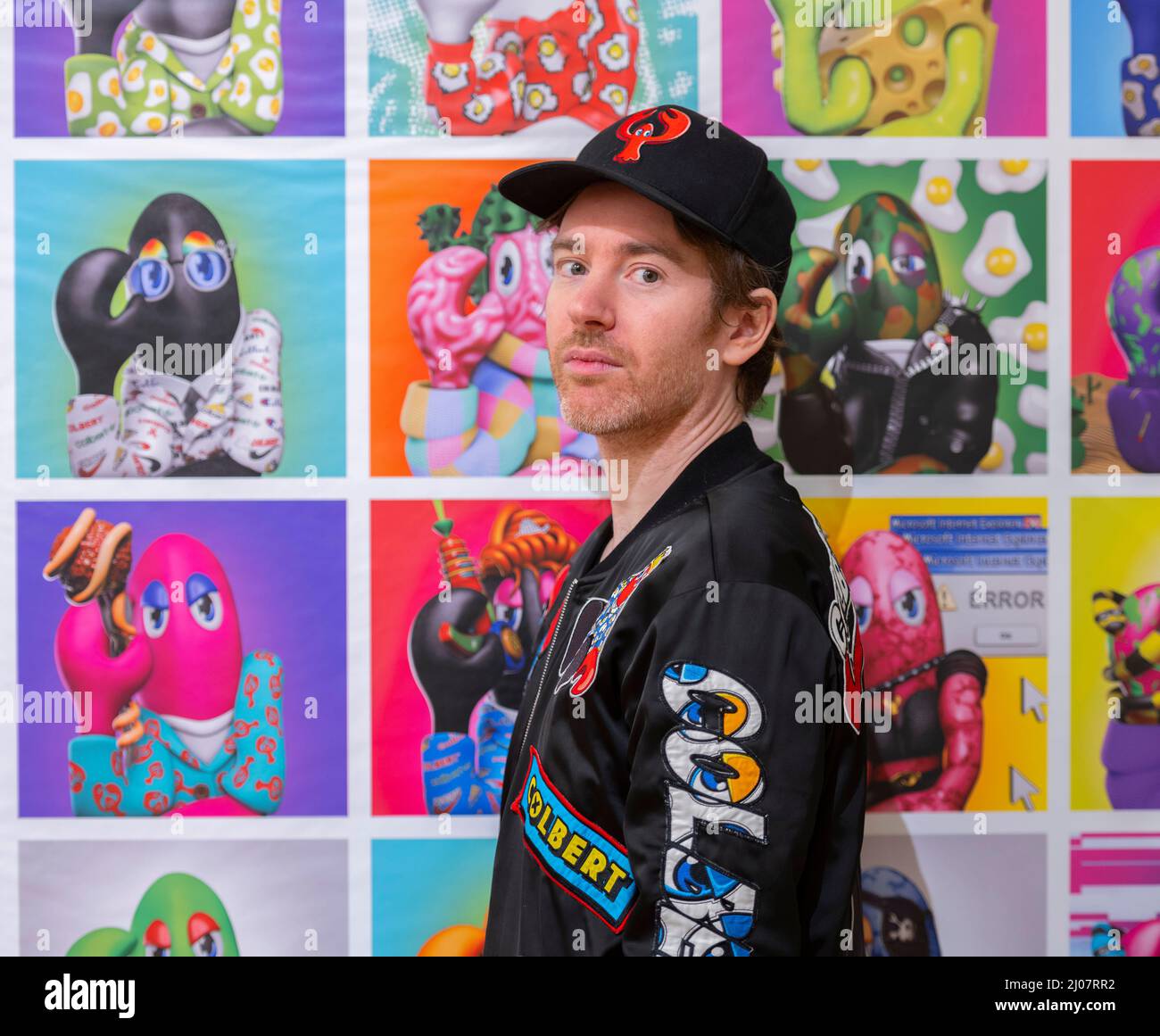 Bonhams, Londres, Royaume-Uni. 17 mars 2022. L'artiste hyper-pop Philip ...