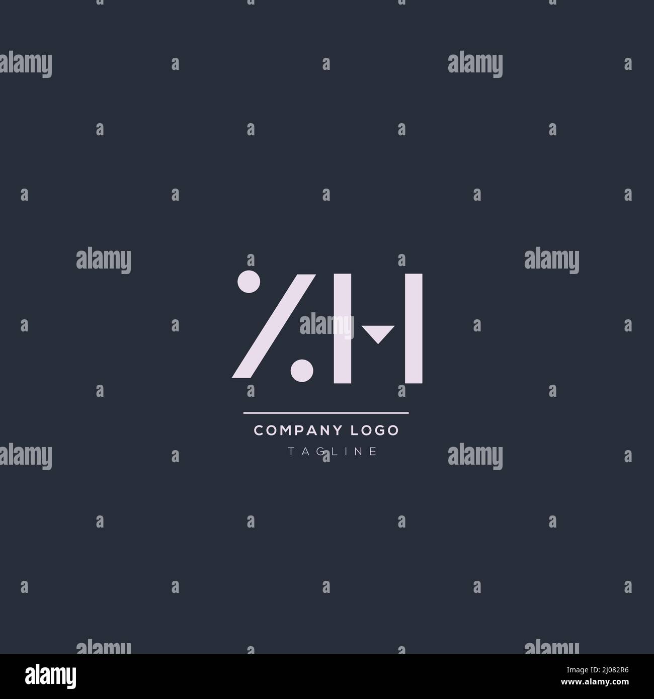 Lettre zh Banque d'images vectorielles - Alamy