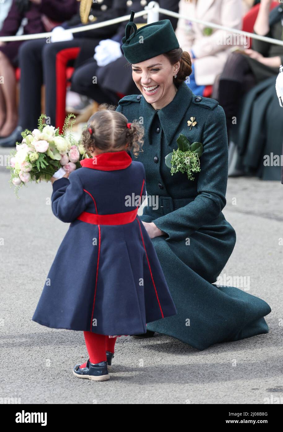 La duchesse de Cambridge avec Gaia Money, âgée de 20 mois, lors de sa ...