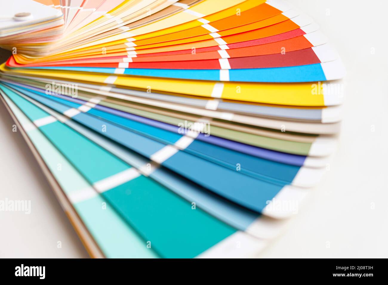 Guide des couleurs. Assortiment de couleurs pour le design. Éventail de ...