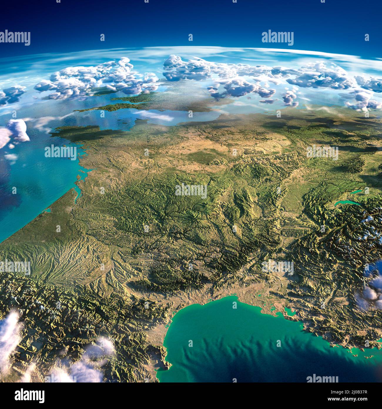 Globe terrestre france Banque de photographies et d’images à haute ...