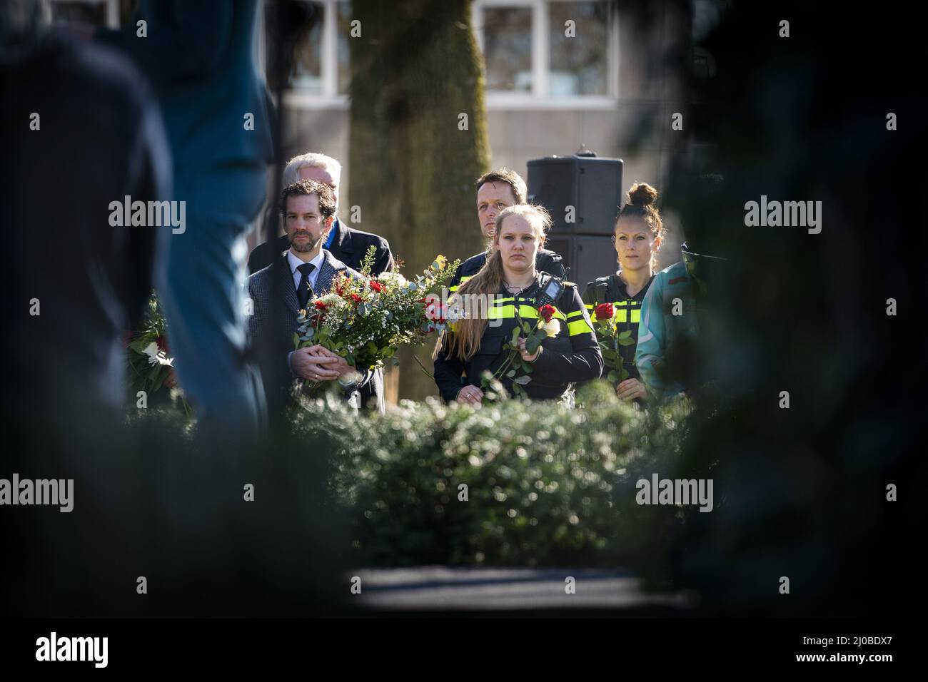 UTRECHT - Utrecht herdenkt de tramaanslag porte Gokmen T. van drie jaar ...