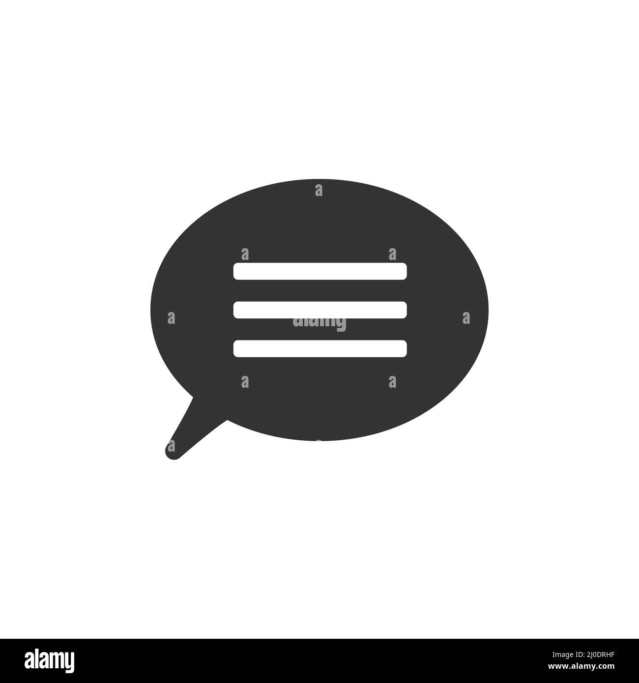 Icône de bulle vocale. Symbole de silhouette noir chat. Pictogramme de ...