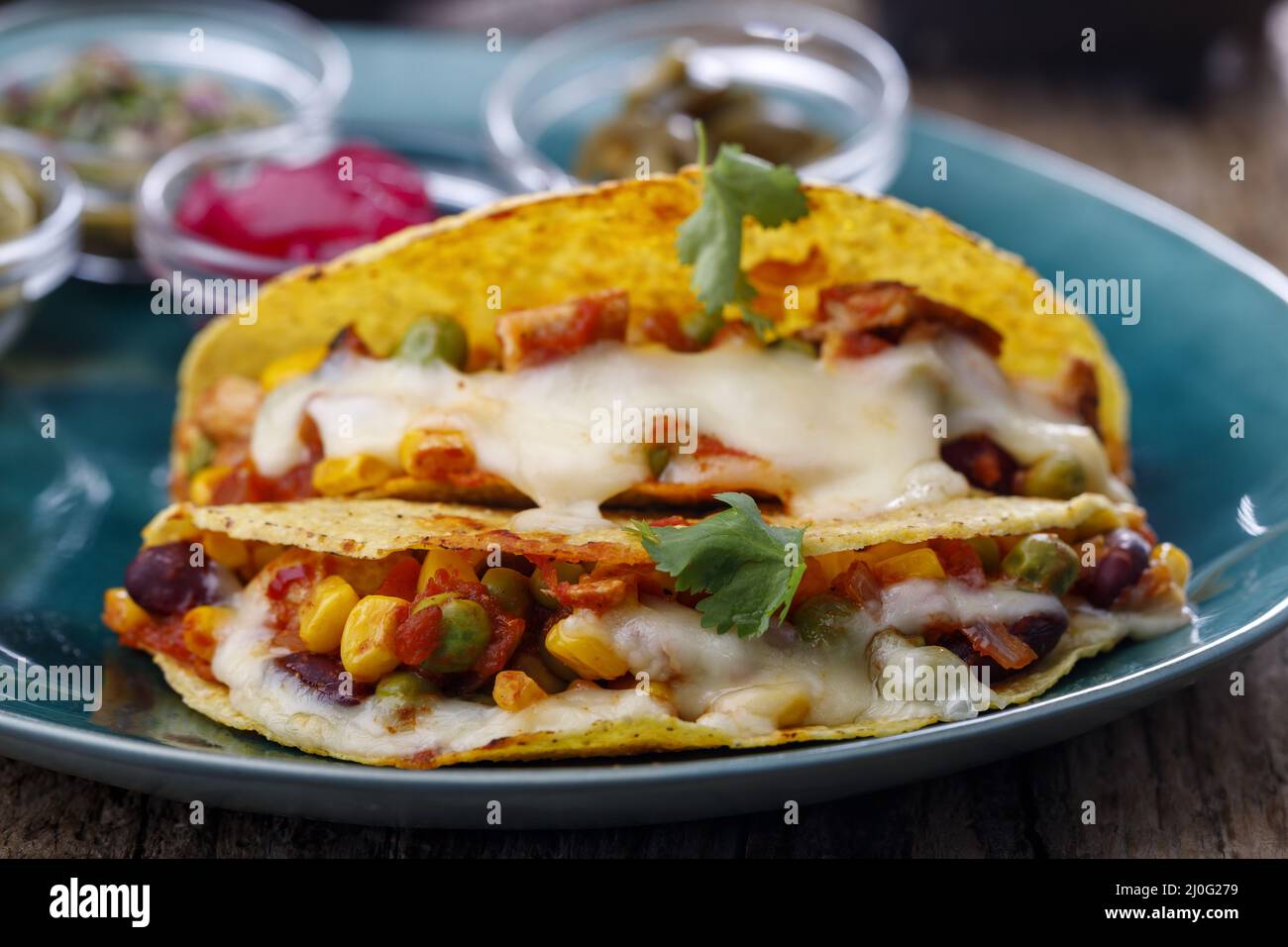 Tacos fromage Banque de photographies et d’images à haute résolution ...