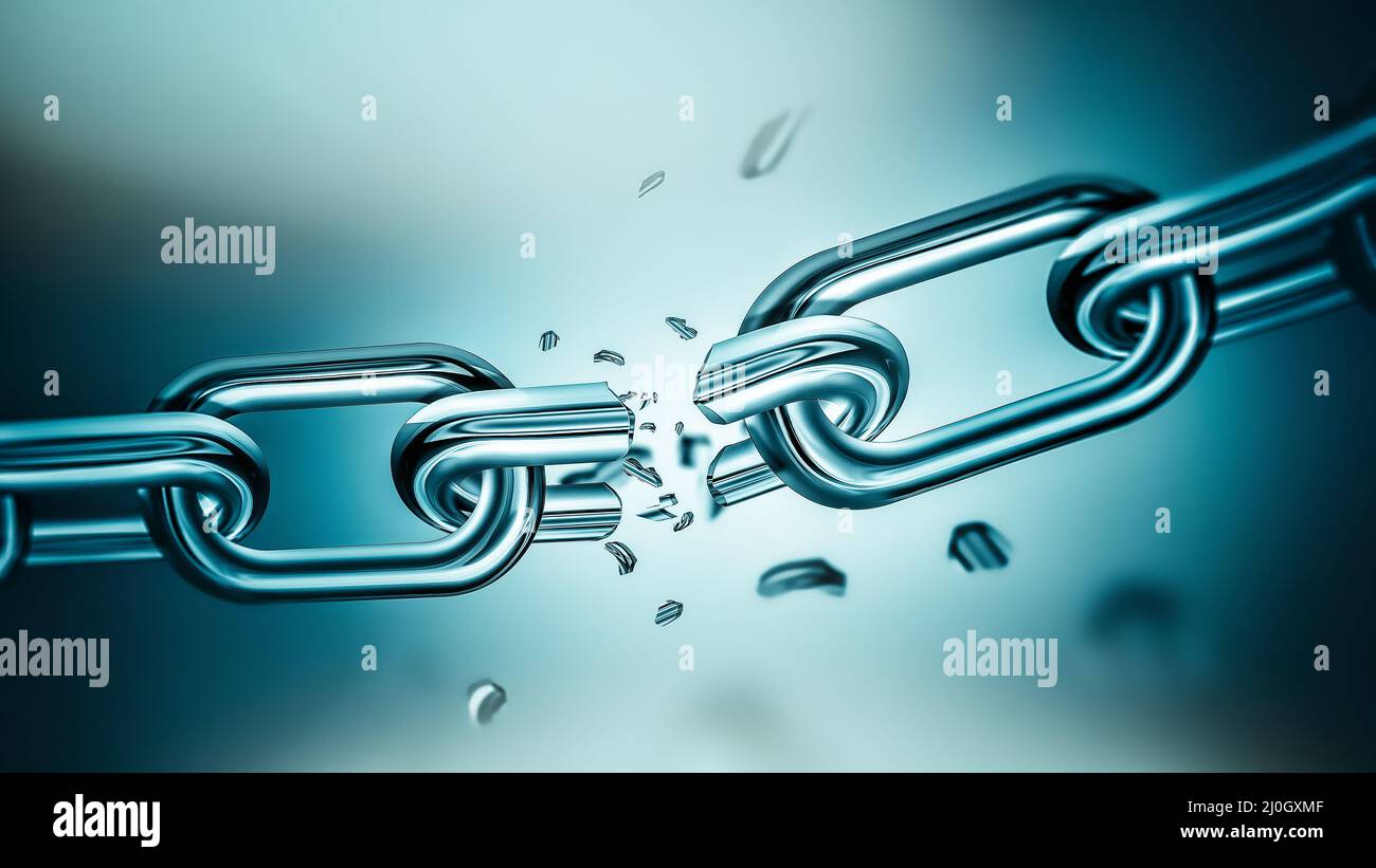 Breaking free chains Banque de photographies et d’images à haute ...