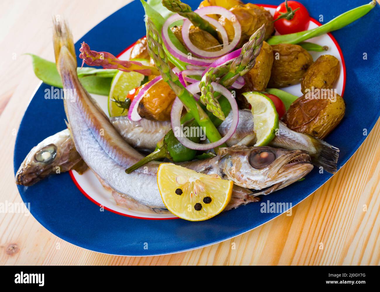 Poisson merlan bleu Banque de photographies et d’images à haute ...
