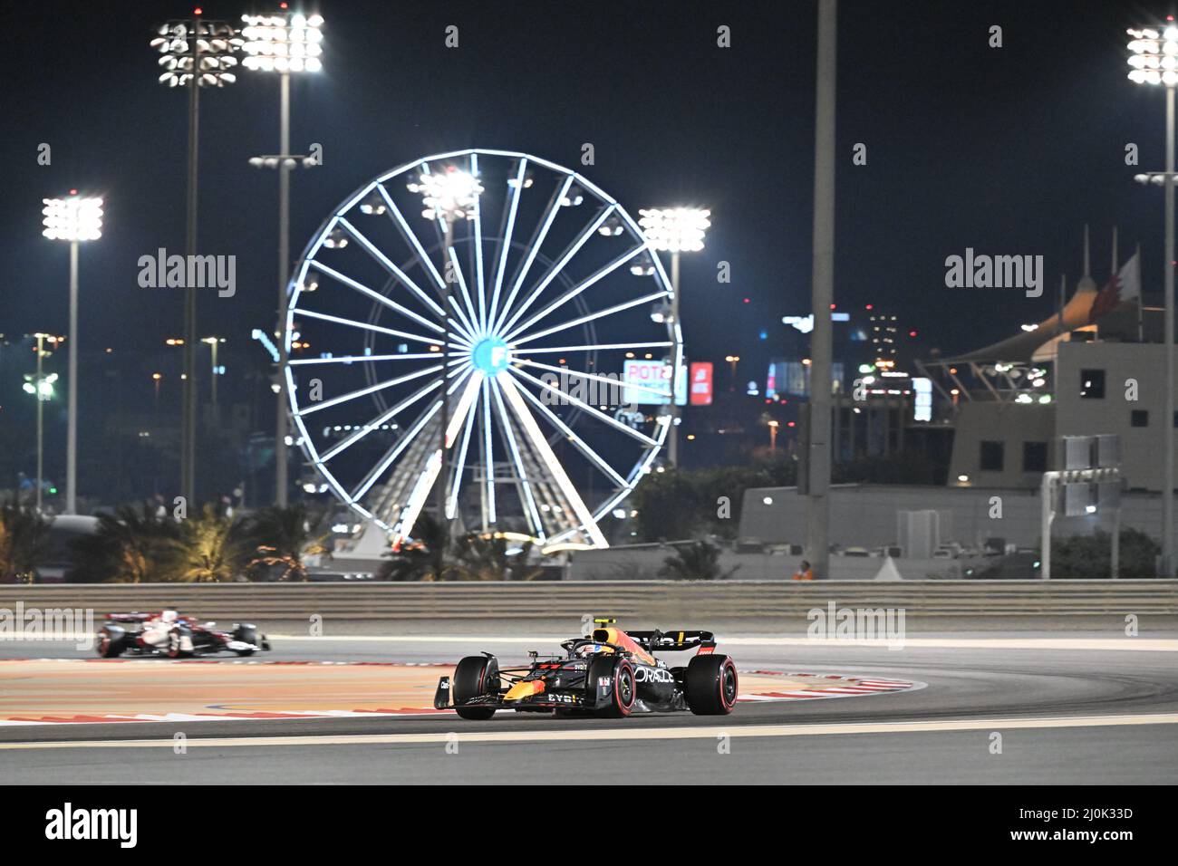 11 PEREZ Sergio (mex), Red Bull Racing RB18, action pendant la Formule 1 Gulf Air Bahreïn Grand ...