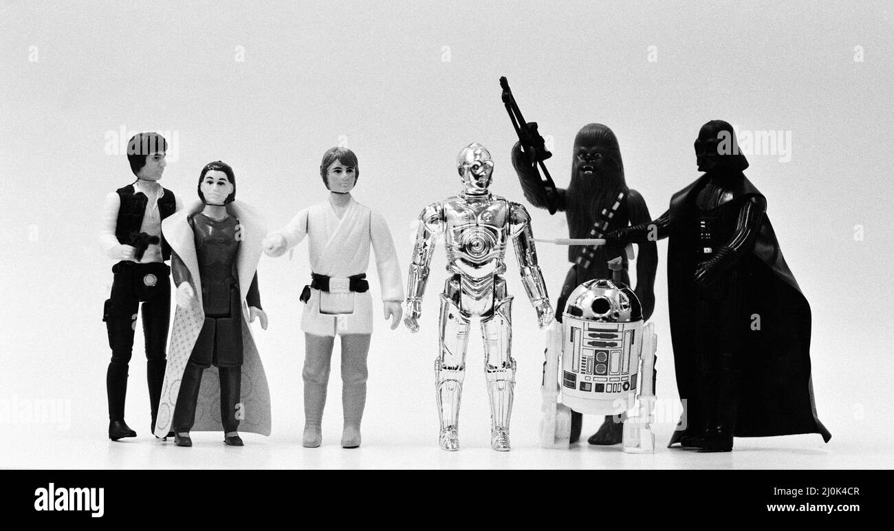 Chiffres de star wars Banque d'images noir et blanc - Alamy