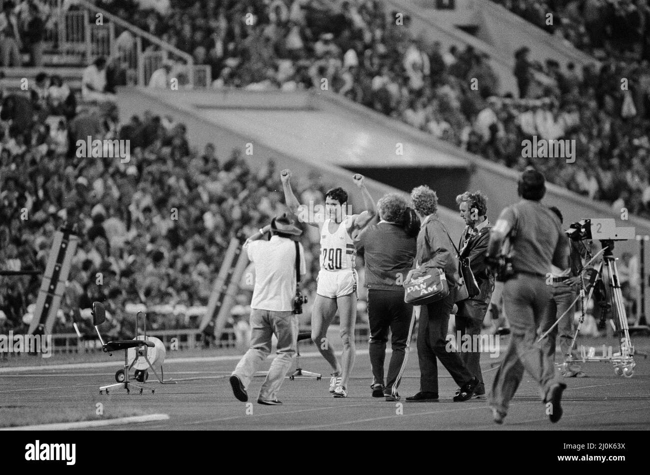 1980 Jeux Olympiques au stade Lénine central à Moscou, Union soviétique ...