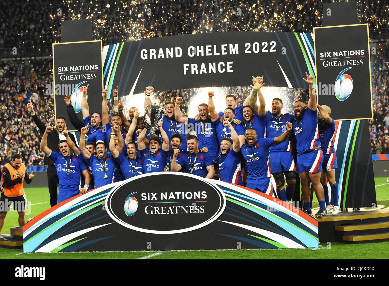 L'équipe de France remporte le Grand Chelem (Grand Chelem) lors du ...