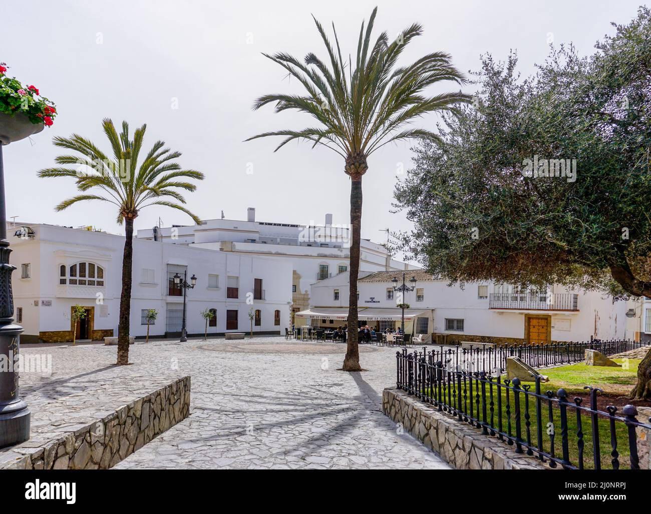 Rota, Espagne - 12 mars 2022 : le centre pittoresque de la vieille ...