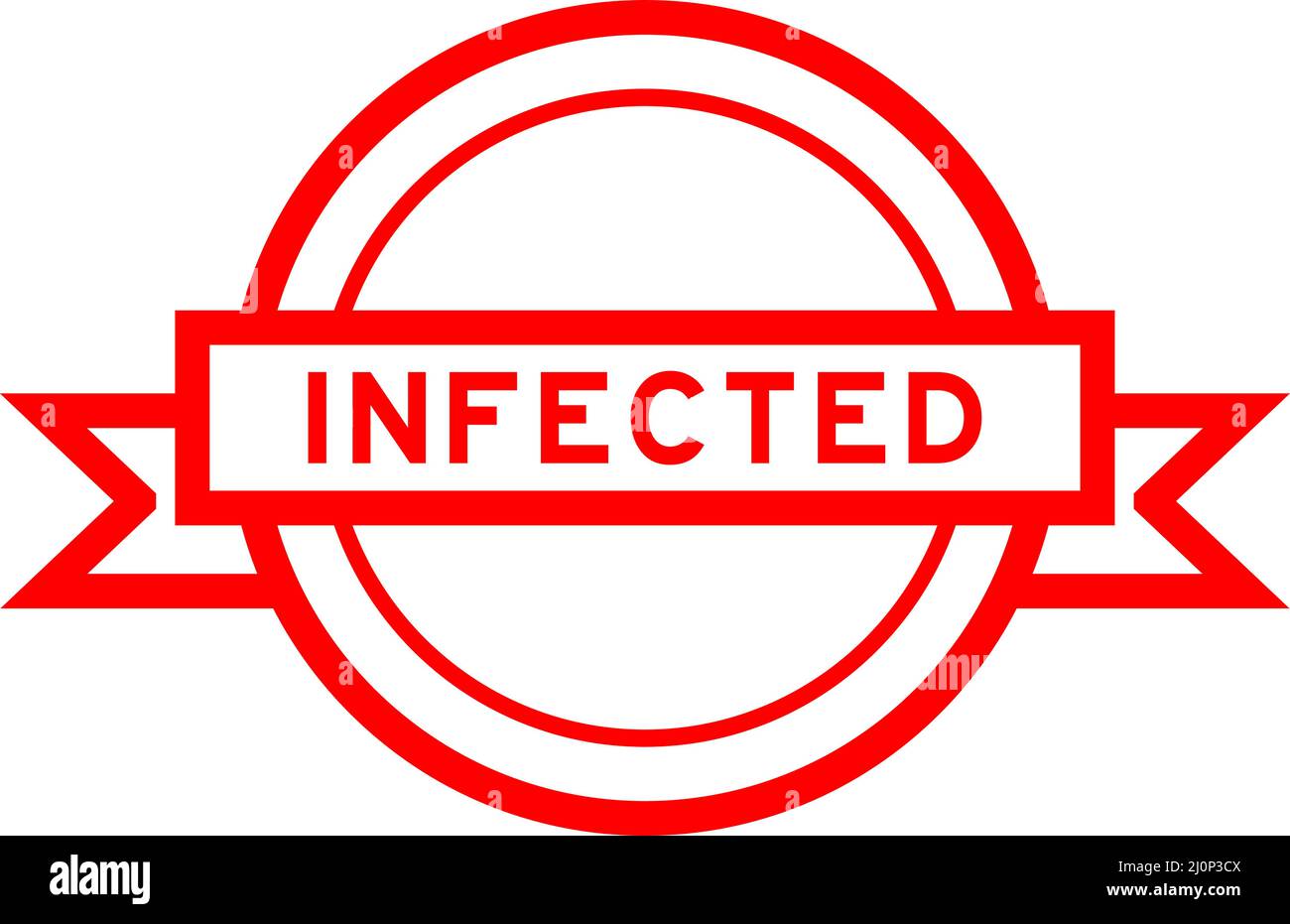 Plaie Infectée Banque d'images vectorielles - Alamy