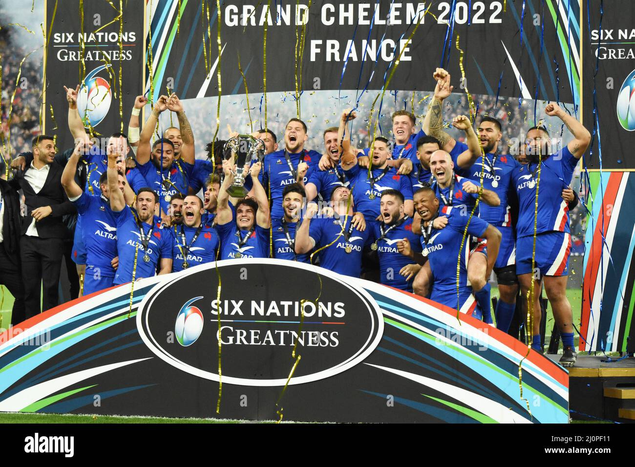 L'équipe de France remporte le Grand Chelem (Grand Chelem) lors du ...