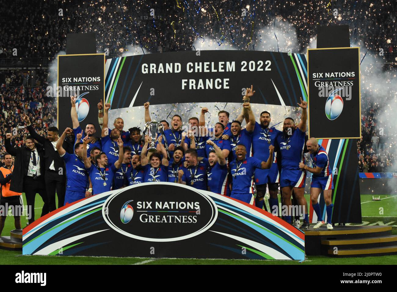 L'équipe de France remporte le Grand Chelem (Grand Chelem) lors du ...