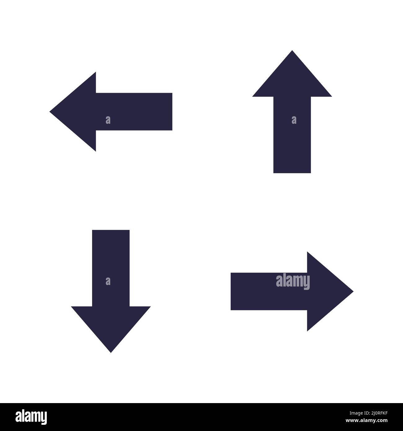 Ensemble d'icônes de flèches. Collection de noirs avec flèches gauche ...