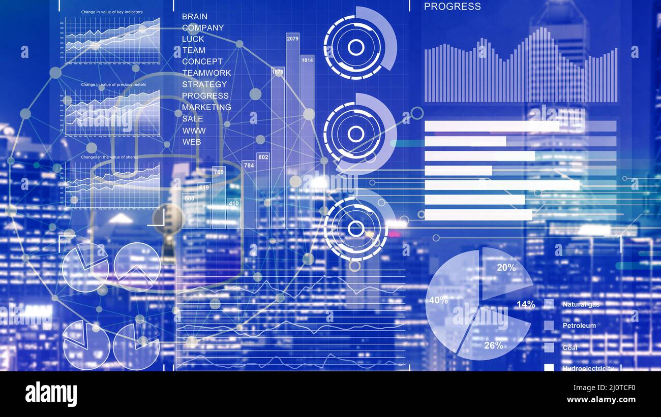 Les icônes de technologie transfèrent des données par le biais de codes ...