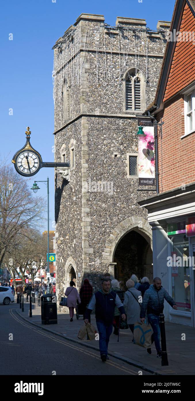 Canterbury cathedral clock Banque de photographies et d’images à haute ...