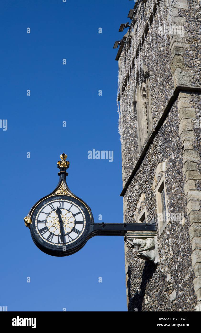 Canterbury cathedral clock Banque de photographies et d’images à haute ...