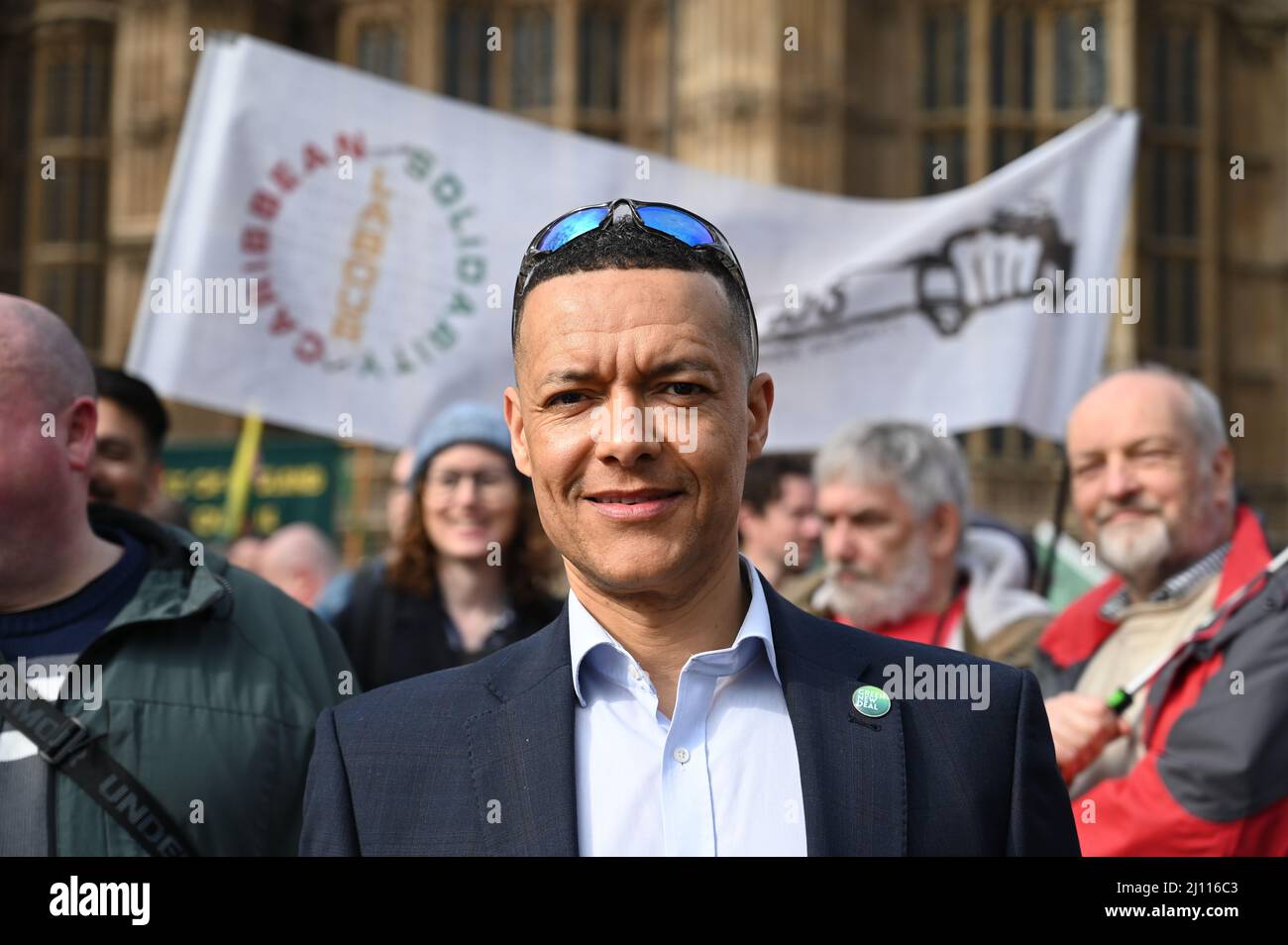 Londres, Royaume-Uni. 21 mars 2022. Clive Lewis assiste aux ...