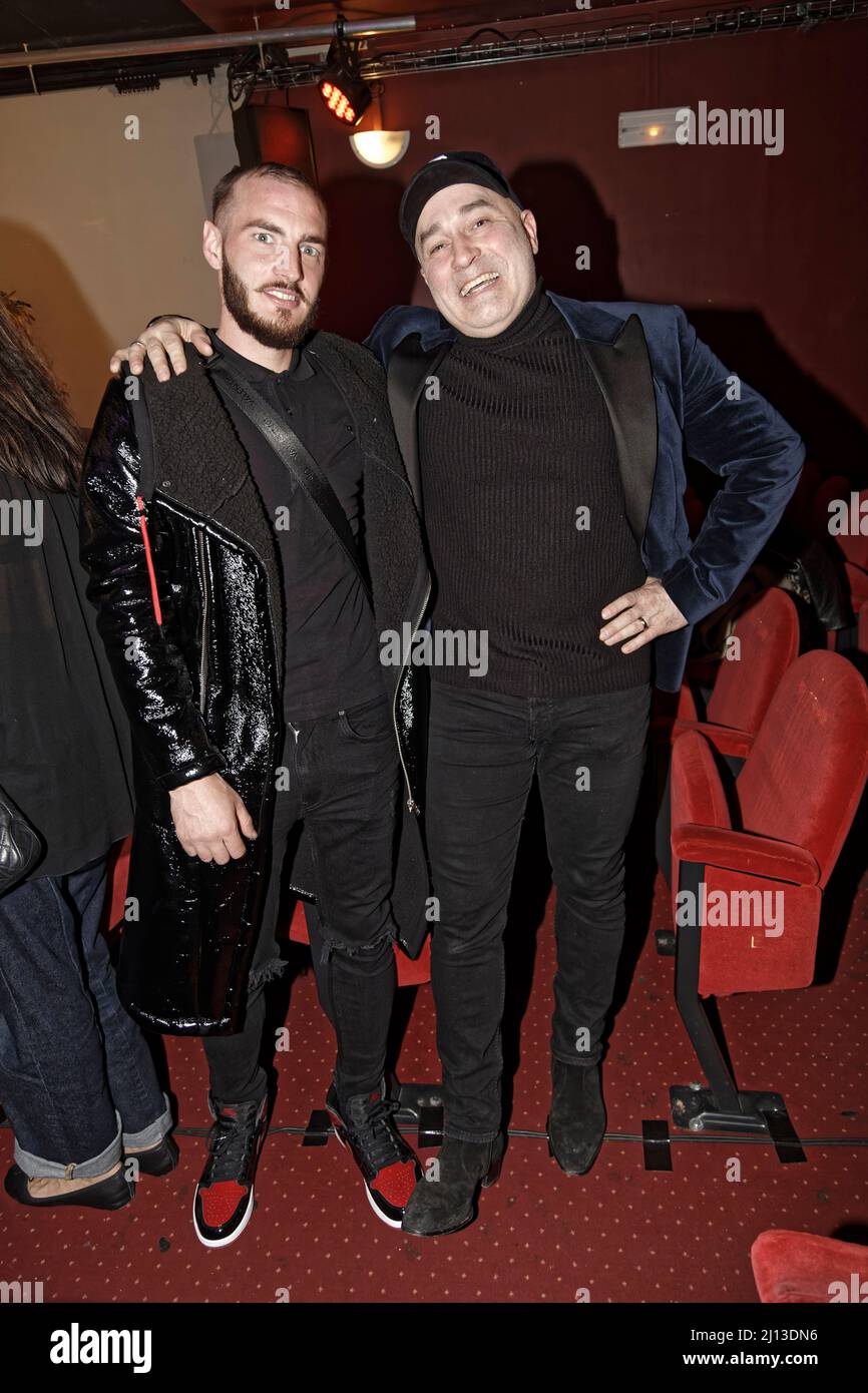 Paris, France. 21st mars 2022. Anto Barnjak habillé par WOM Creation et ...