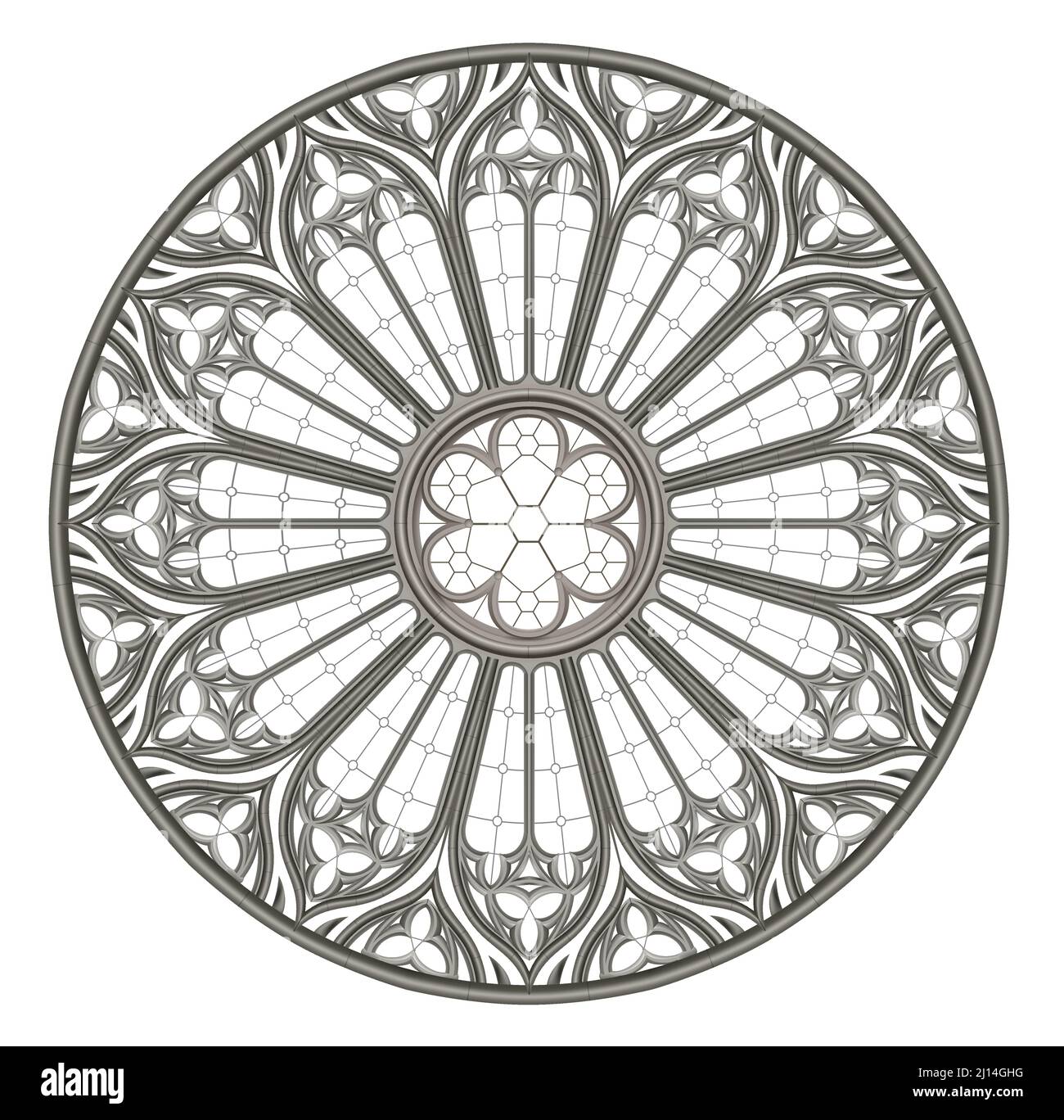 Vitrail historique Banque d'images vectorielles - Alamy