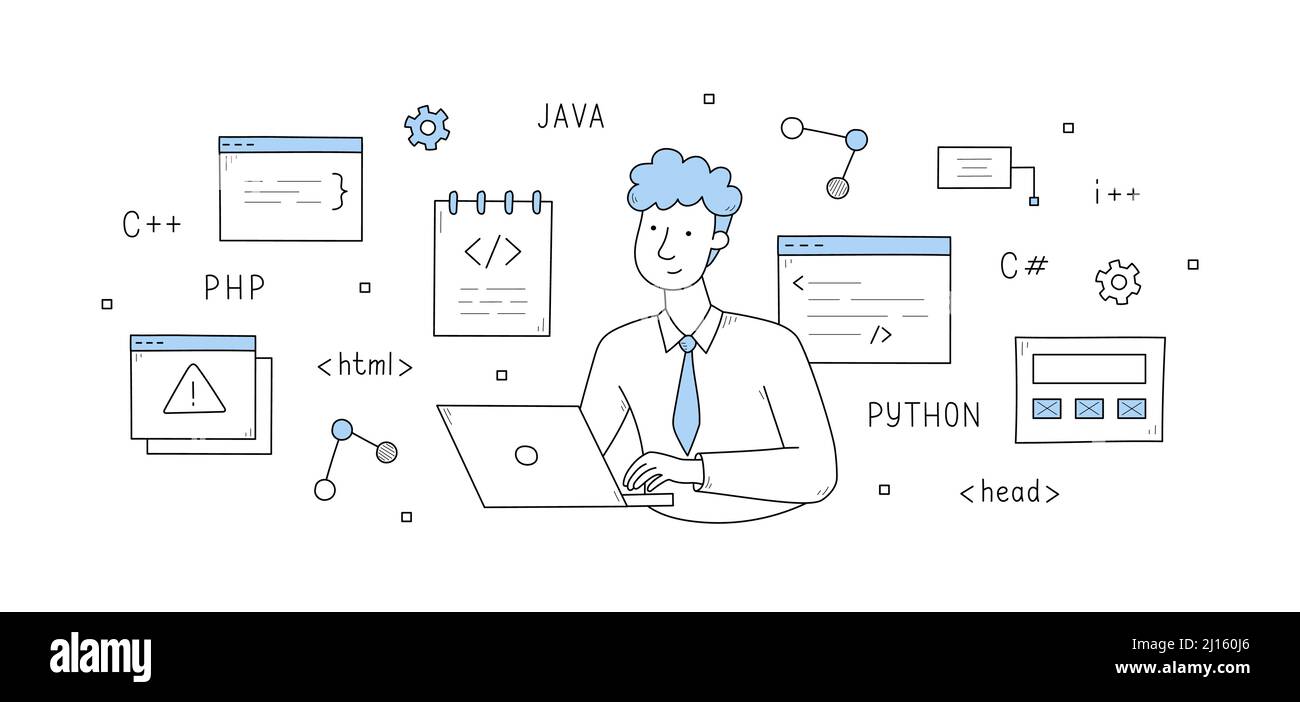 Scripts java Banque d'images vectorielles - Alamy