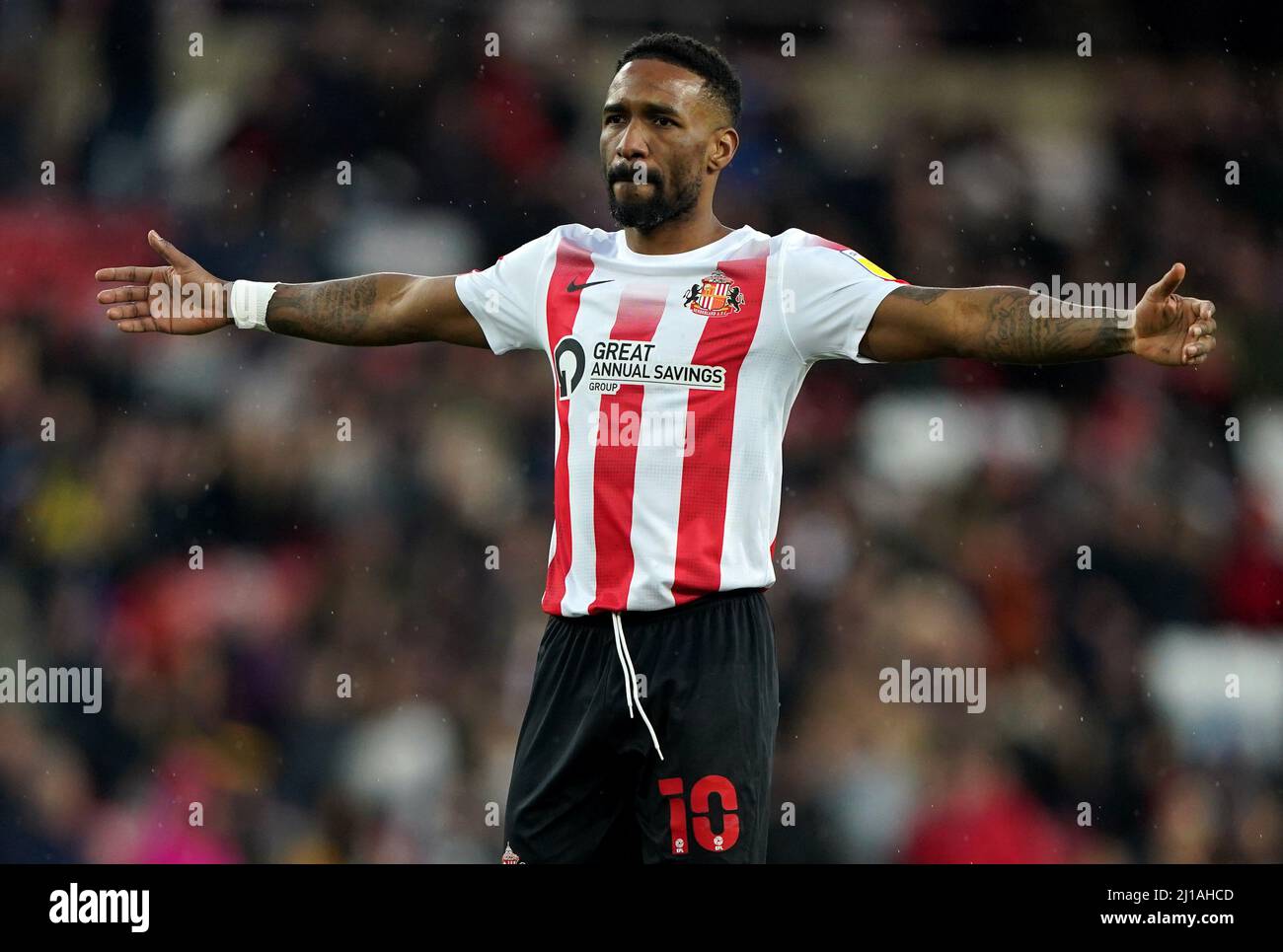 Photo du dossier datée du 05-02-2022 de Jermain Defoe de Sunderland. L ...