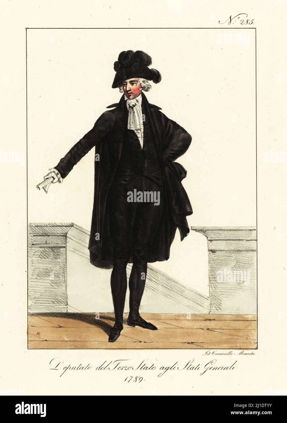 Costume d'un adjoint du troisième pouvoir, ou de roturiers, aux Etats ...