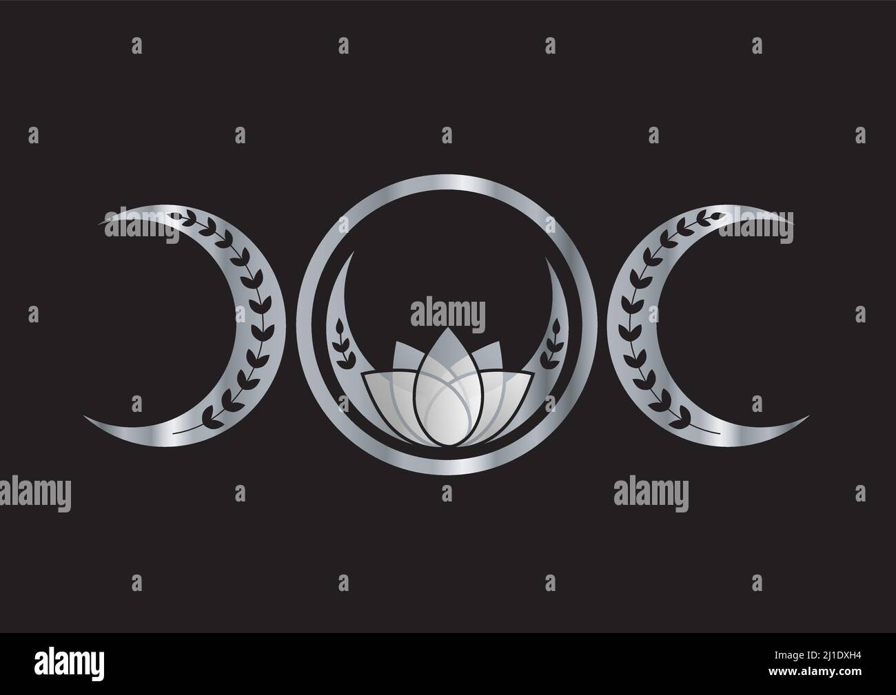 Symbole de la triple lune Banque de photographies et d’images à haute ...