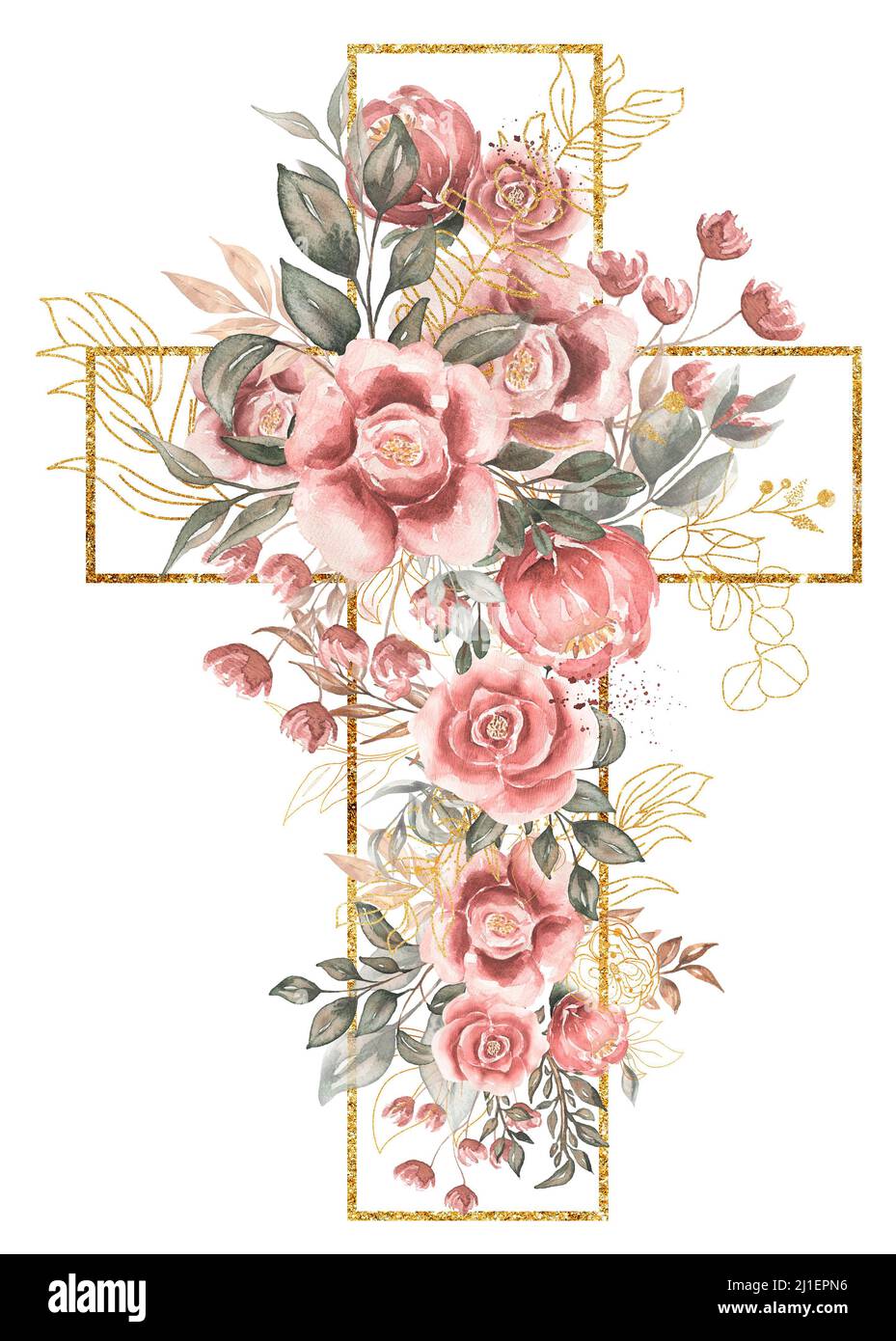 Clipart De Croix Rose