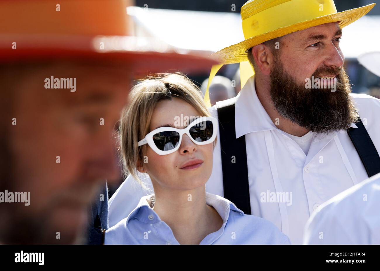 ALKMAAR - Oud-profvoetballer Evgeniy Levchenko en actrice Victoria ...