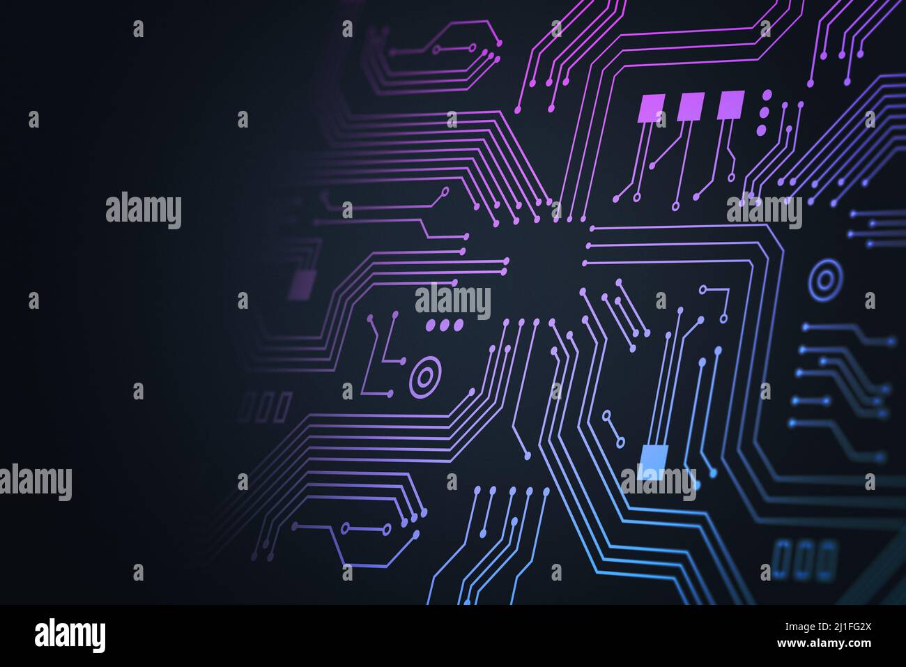 Pink circuit board Banque de photographies et d’images à haute ...