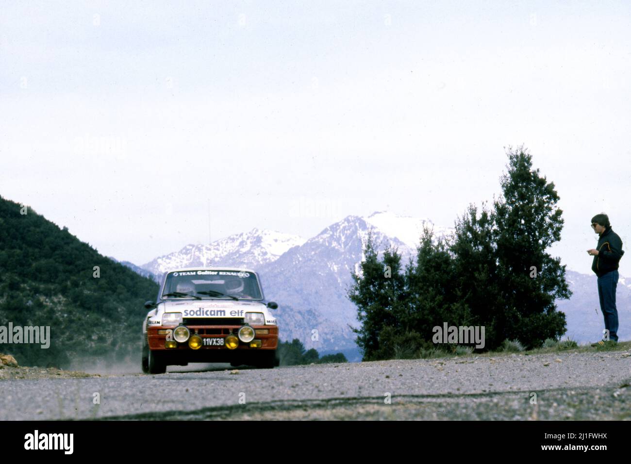 Bruno Saby (FRA) Françoise Sappey (FRA) Renault 5 Turbo GR4 SODICAM Elf ...