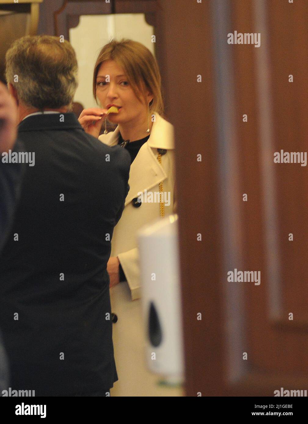 Milan, Italie. 25th mars 2022. Milan, 25-03-2022 JEAN ALESI, ancien pilote de formule 1, marié à ...