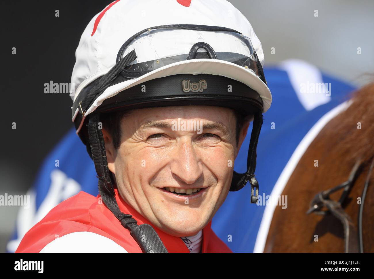 Jockey Shane Foley à l'hippodrome de Curragh. Date de la photo: Samedi ...
