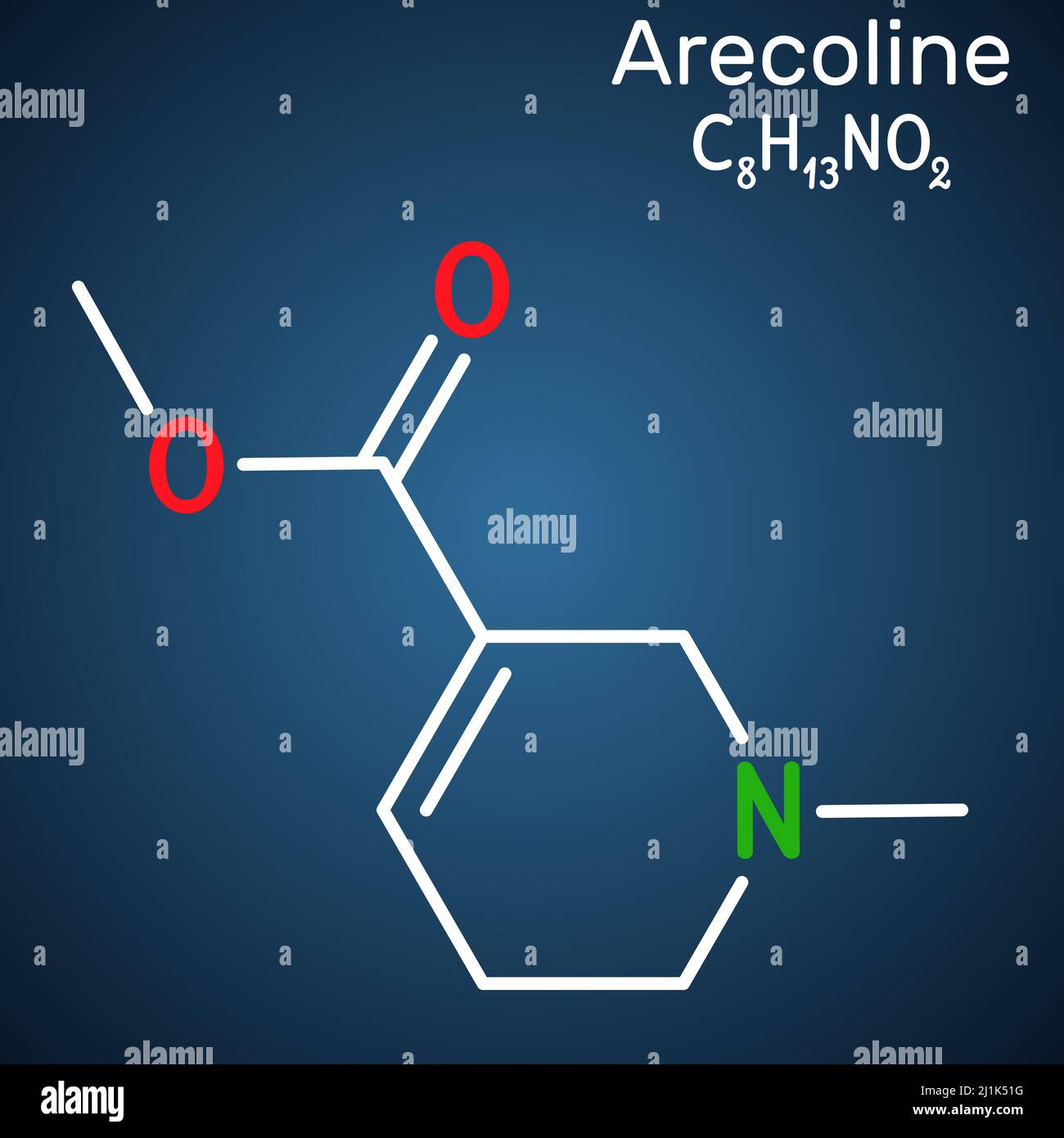 Arecoline areca nut stimulant compound Banque de photographies et d ...