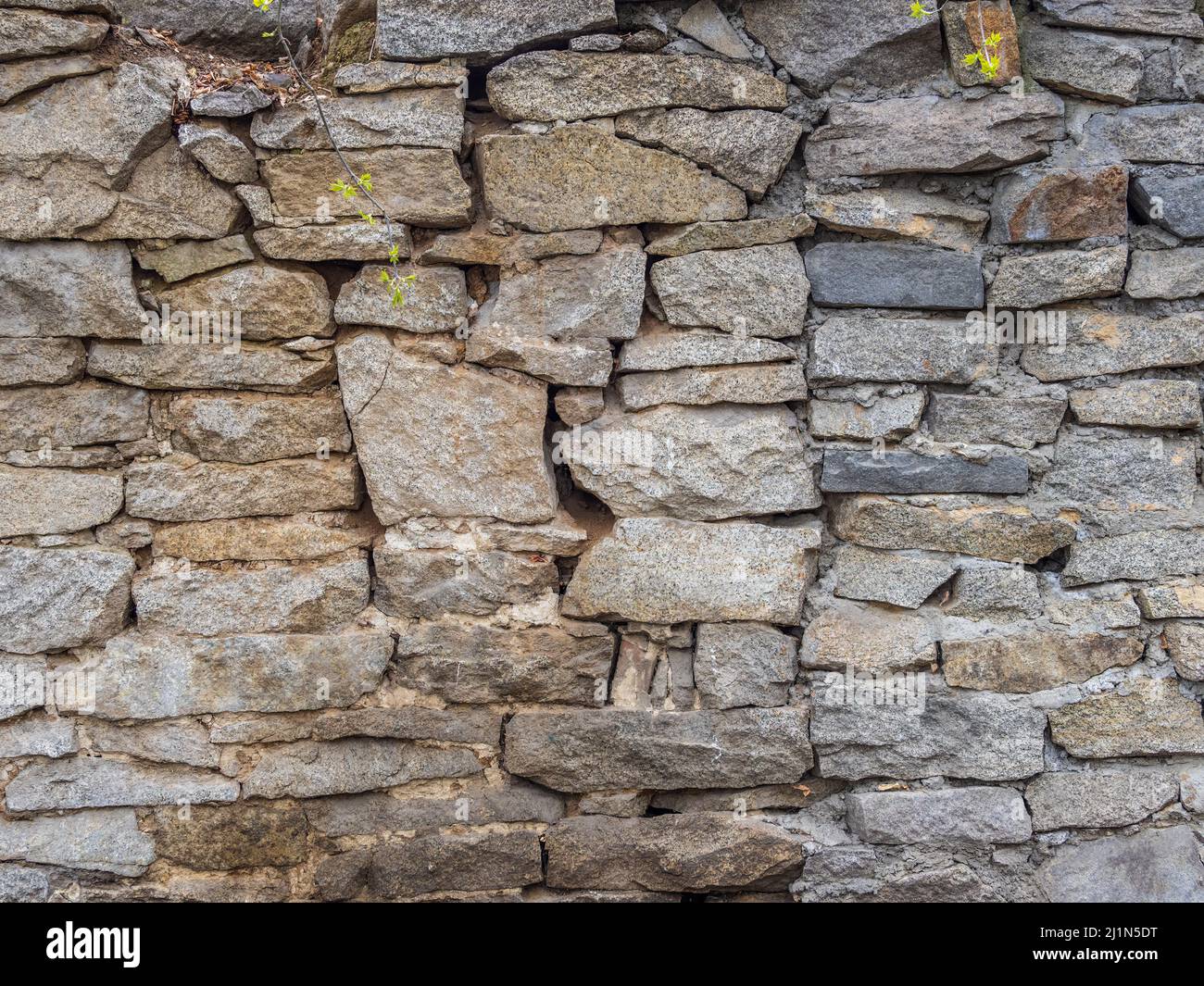 Arrière-plans de l'ancien mur de la forteresse. Ancien château ou ...
